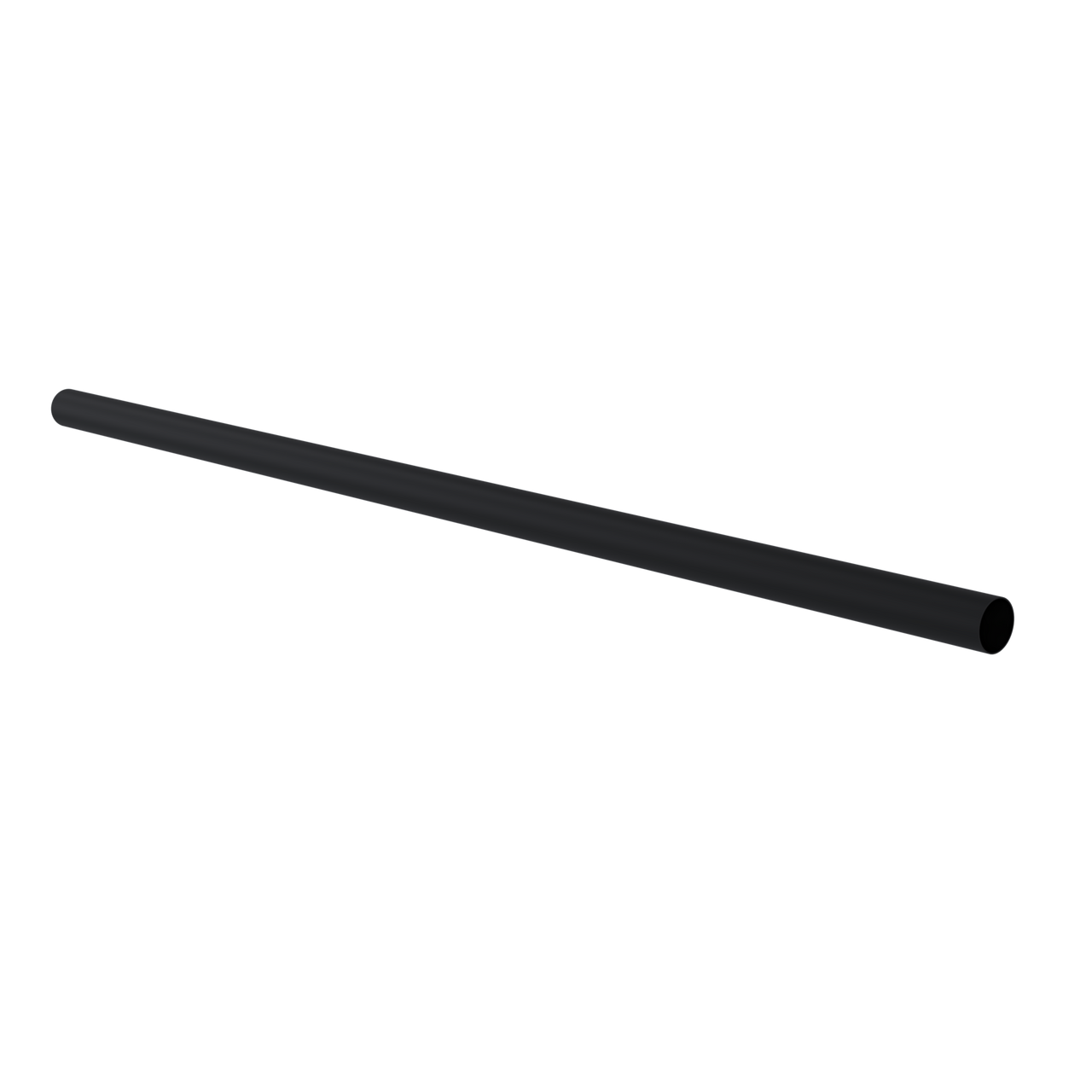 Handrail 40mm X 1200mm Tube Matt Black - Stiley Living