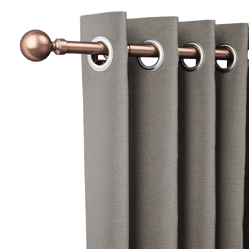 Extendable Curtain Pole Kit | Antique Copper | Stiley Living