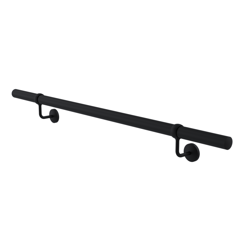 Matt Black Stair Handrail Kit - 3.6m X 40mm