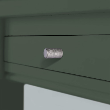 Stainless Steel | Knurled Drawer & Cabinet Knob | Stiley Living
