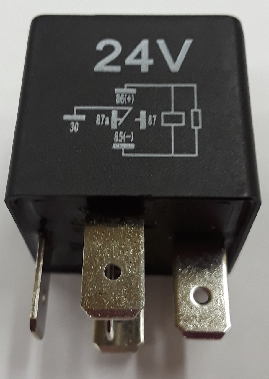 PC792A-1C-C-24S-RN-X SPDT 40 Amp Sealed Automotive Plug In Relay, 24 Volt Coil