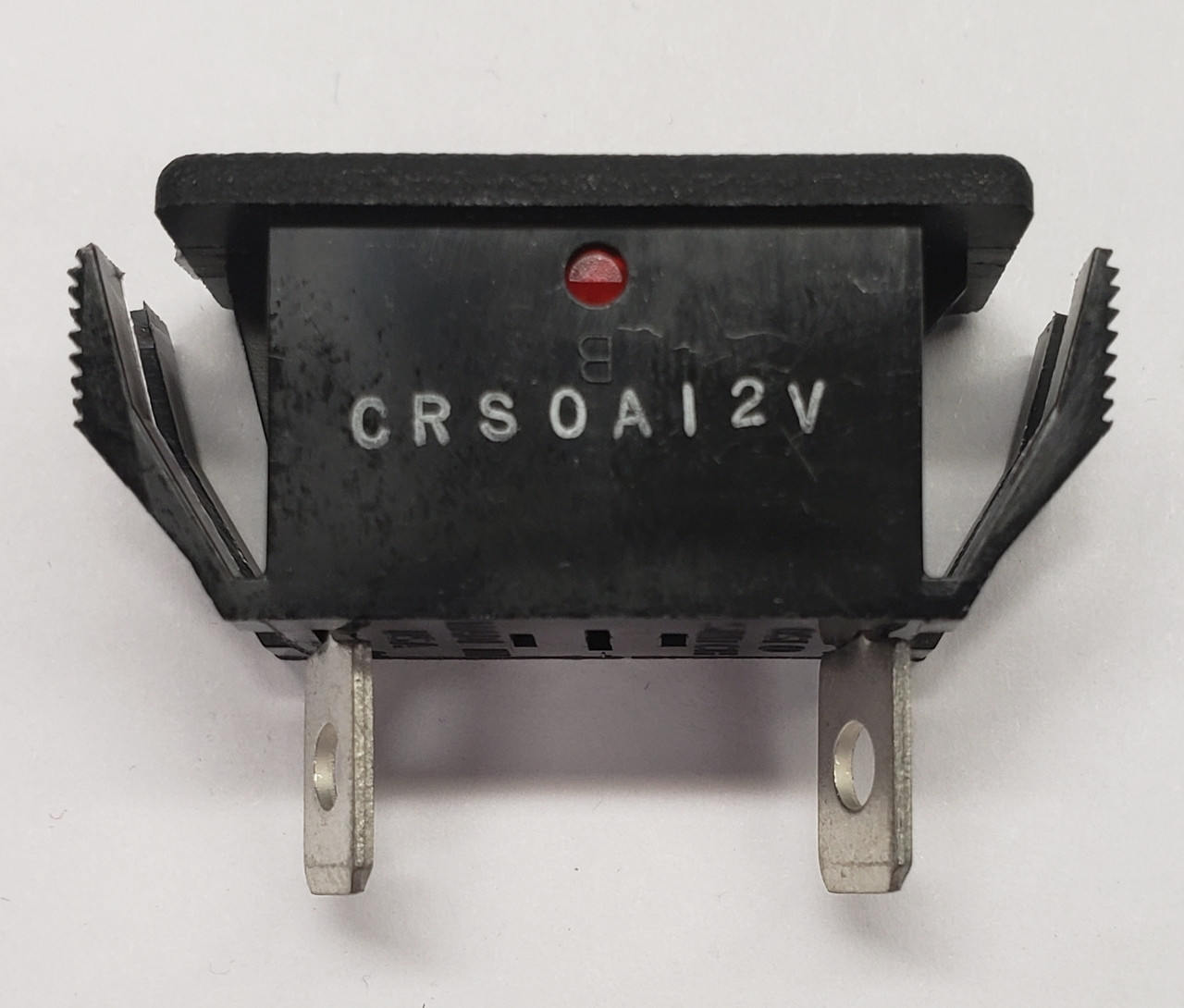 CRS0A12V1M9 Red 12 Volt Rectangular Indicator Light with Spade Terminals