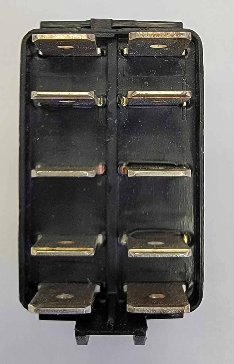 VLD2YHHB Carling V Series Double Pole Double Momentary Rocker Switch, 2 ...