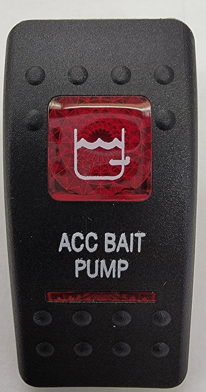 Rocker Switch Actuator Vvascxx Carling V Series 2 Red Lenses Acc