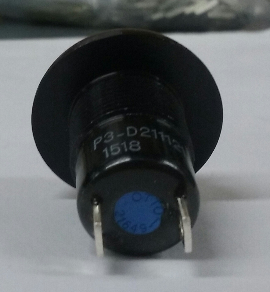Otto P3-D211121 Red Raised Dome Push Button Switch