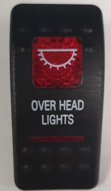 Rocker Switch Actuator Vvascxx Carling V Series 2 Red Lenses Over