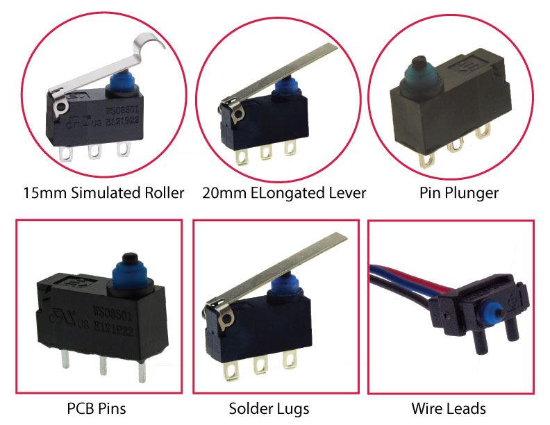 Simulated Roller added to E-Switch's WS series Actuator Options ...
