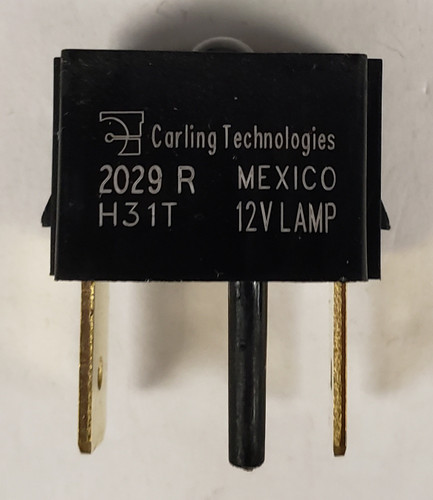 H31T Carling V Series Red LED Indicator Light Lamp Module, 12 volt