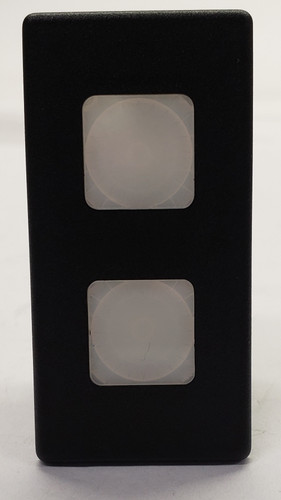 VP166-B1199-00000 Carling 12 Volt Rectangular Indicator Light, 2 White Lens