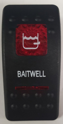 Rocker Switch Actuator, VVASCXX, Carling V Series, 2 Red Lenses ...