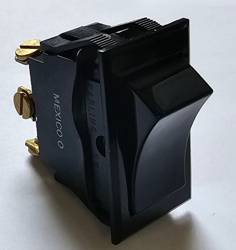 TIGC5E-6S-BL-XAW2 Carling Rocker Switch, On-Off-Momentary On, Black ...