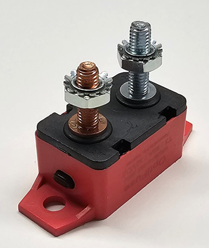 MRCBP-V-50C 50 amp Manual Reset Short Stop Circuit Breaker, Color Coded Red