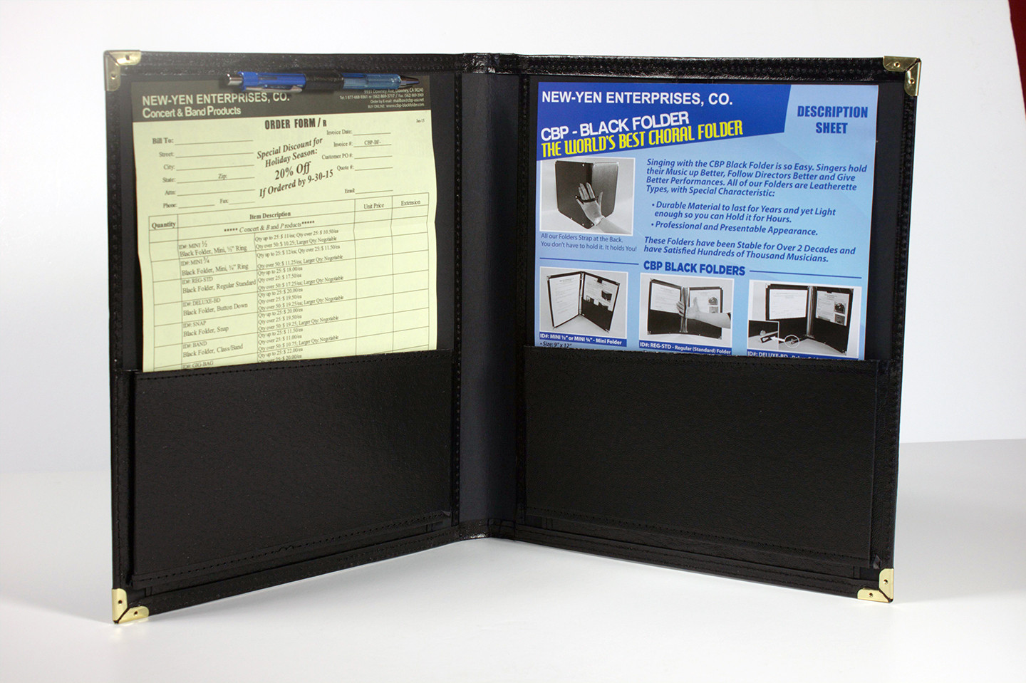 CBP-BLACKFOLDER.COM - The Finest Black Folders and Choral Folders since ...