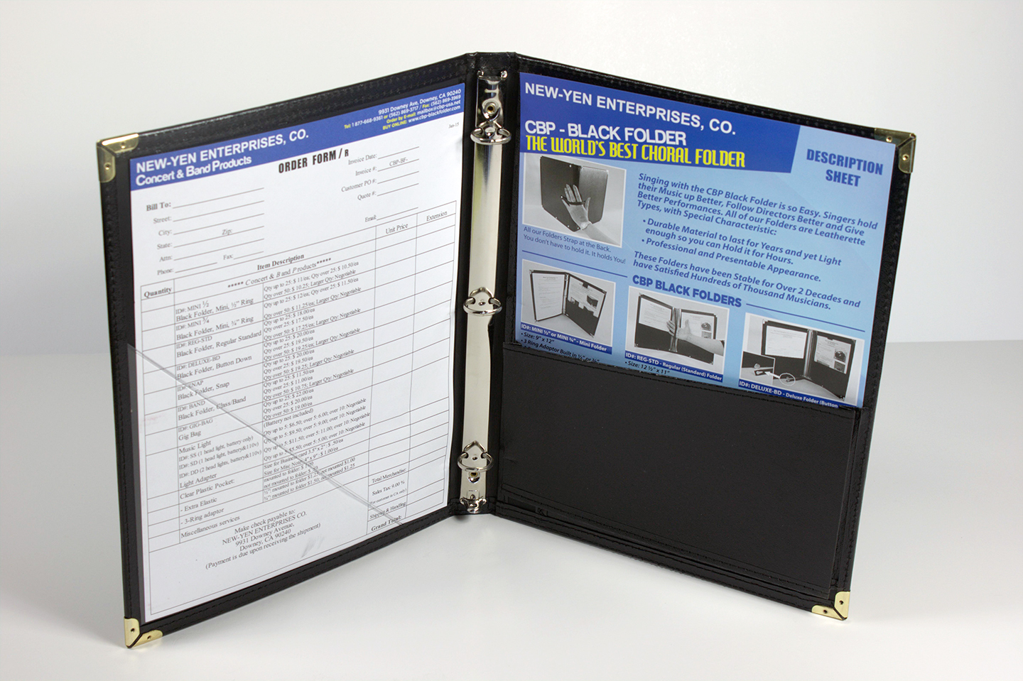 Black Folders - All Musical Folders, Choir Folders, Choral Folders for ...