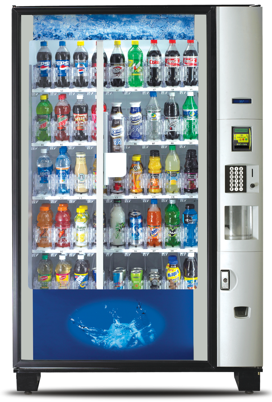 New Dixie Narco BevMax 4 DN-5800-4HC Classic Soda Machine - Wide - Drop ...