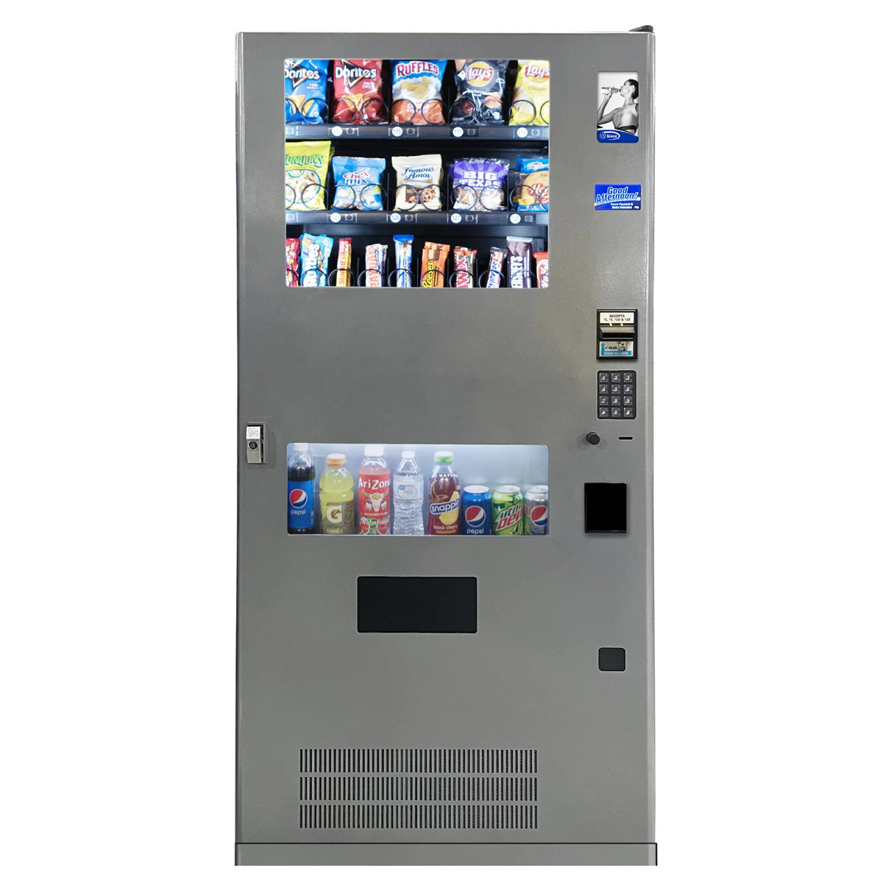 NEW Seaga QB4000 Combo Vending Machine - Drop's Vending