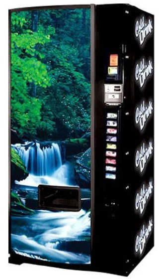 Refurbished Dixie Narco 501E Can/Bottle Soda Machine - Waterfall - Drop ...