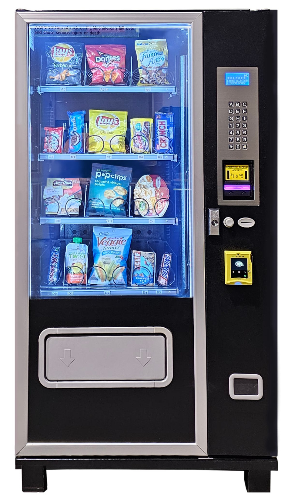 New Piranha G424 Refrigerated Snack Machine - Drop's Vending