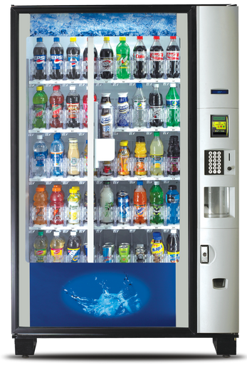 New Dixie Narco BevMax 4 DN-5800-4HC Classic Soda Machine - Wide - Drop ...