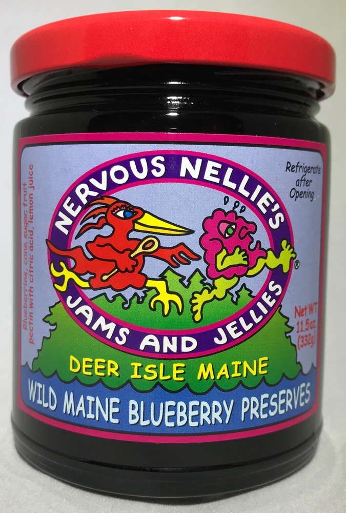 Wild Maine Blueberry Preserves - Nervous Nellie's Jams & Jellies