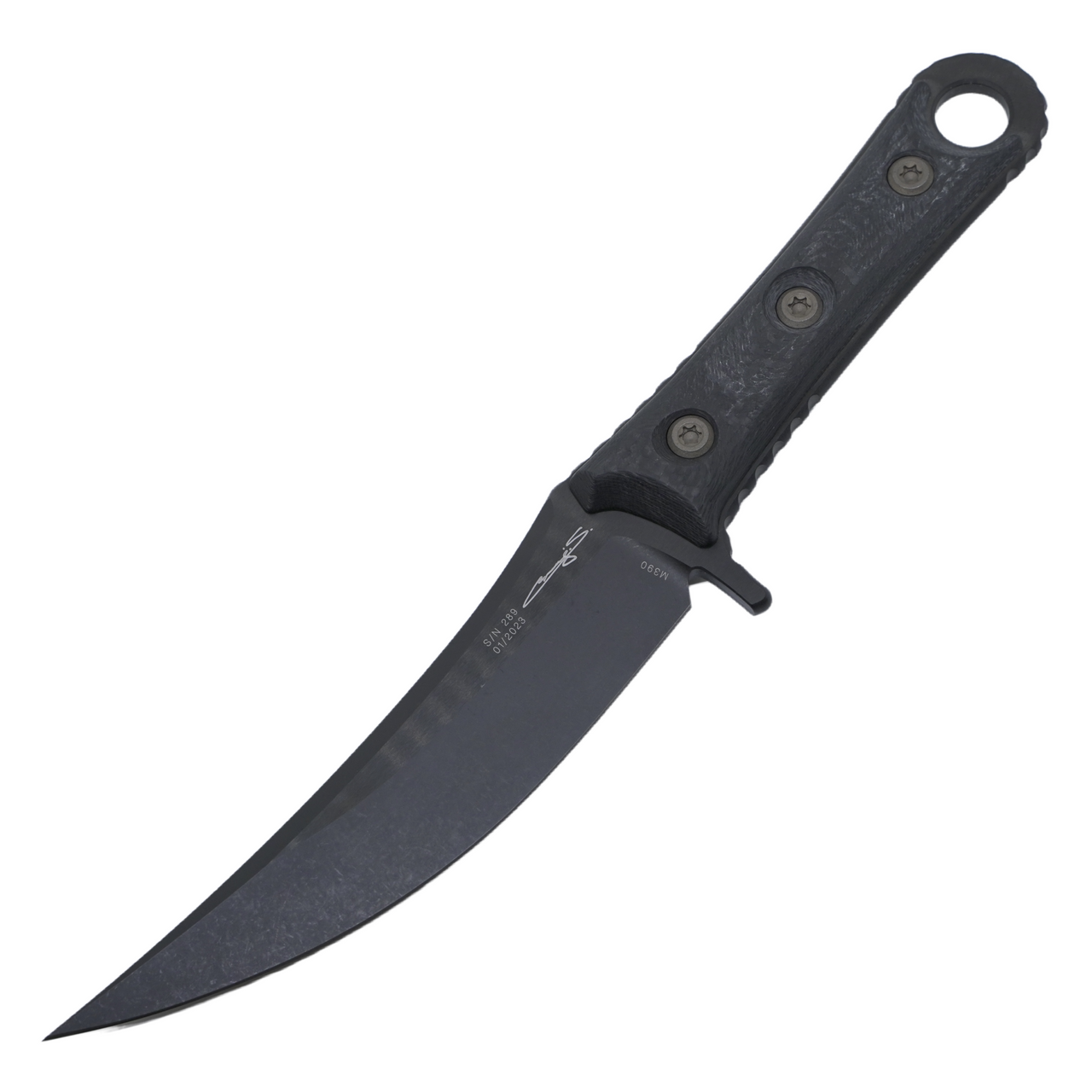 Microtech Signature Series SBK, Carbon Fiber Scales / DLC M390 - 200 ...