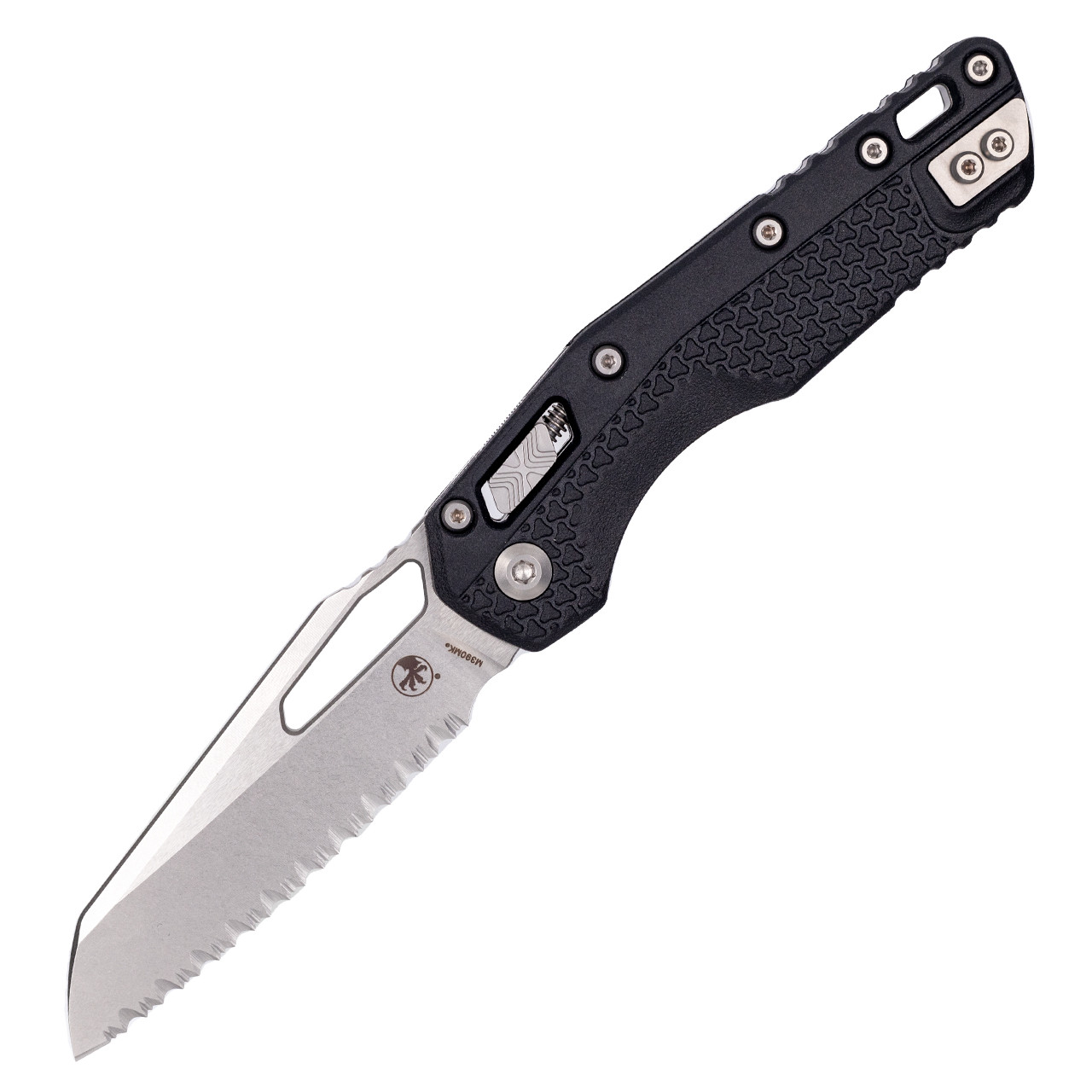 Microtech MSI Ram-Lok, Black Injection Molded Handle / Fully Serrated ...