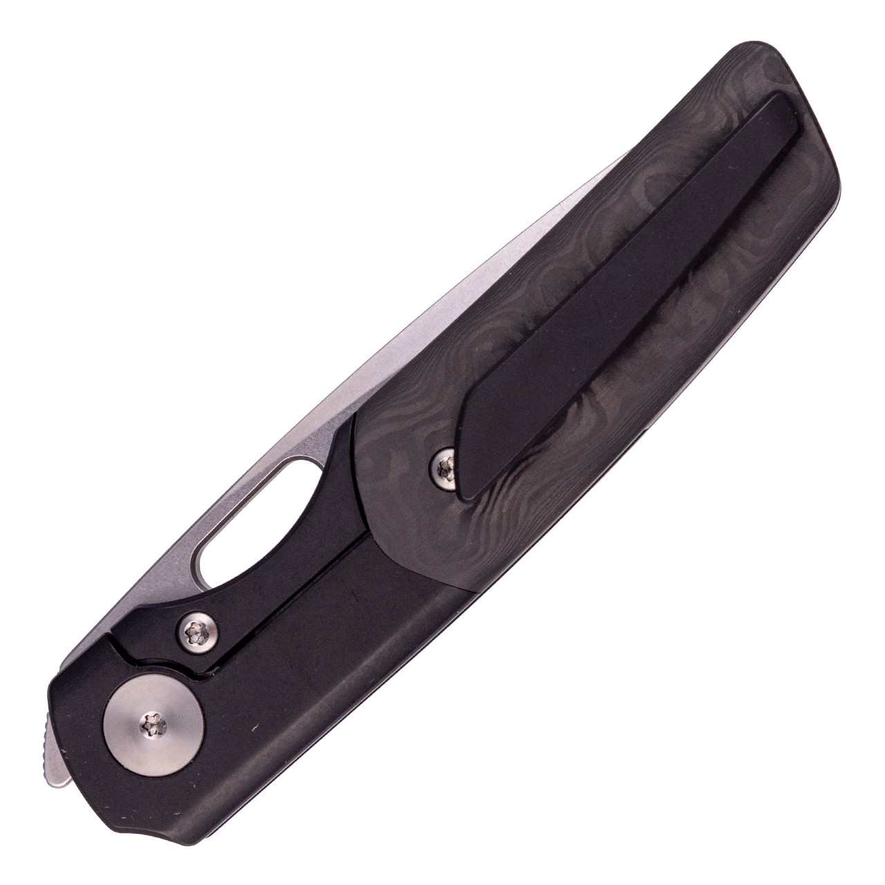 BergBlades Mini Sweeney Black Dune Fat Carbon, PVD Stonewash Titanium ...