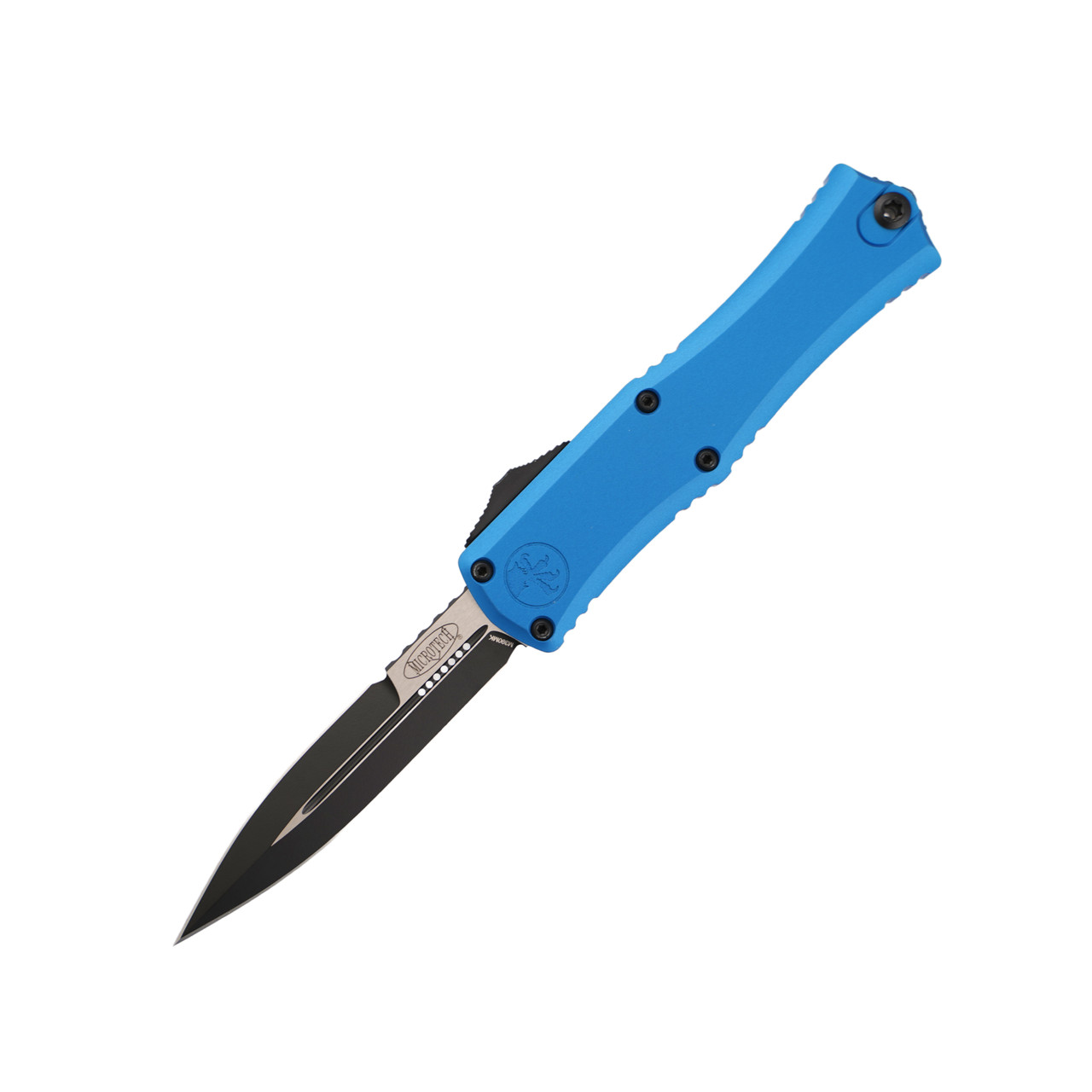 Microtech Hera II Mini Bayonet Blue Aluminum, Black M390MK - 1701M-1BL ...