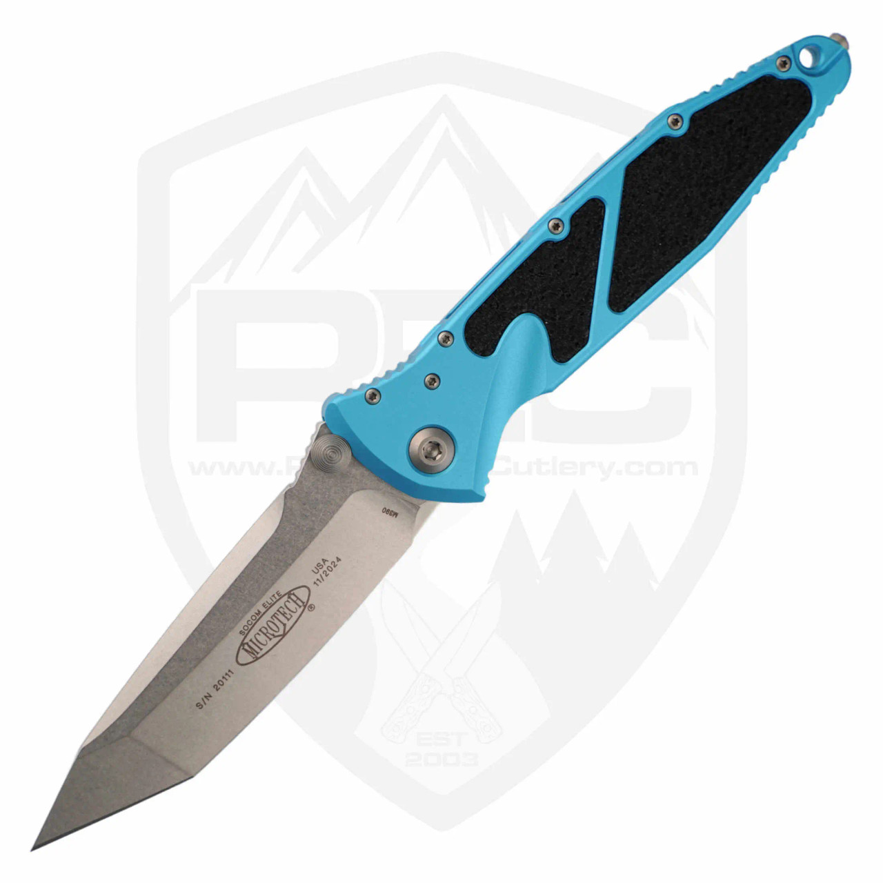 Microtech SOCOM Elite Manual | Tanto Turquoise, M390MK