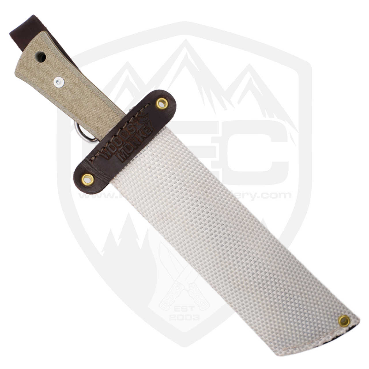 Woods Monkey Half/Chete | OD Green Micarta with FDE 1095