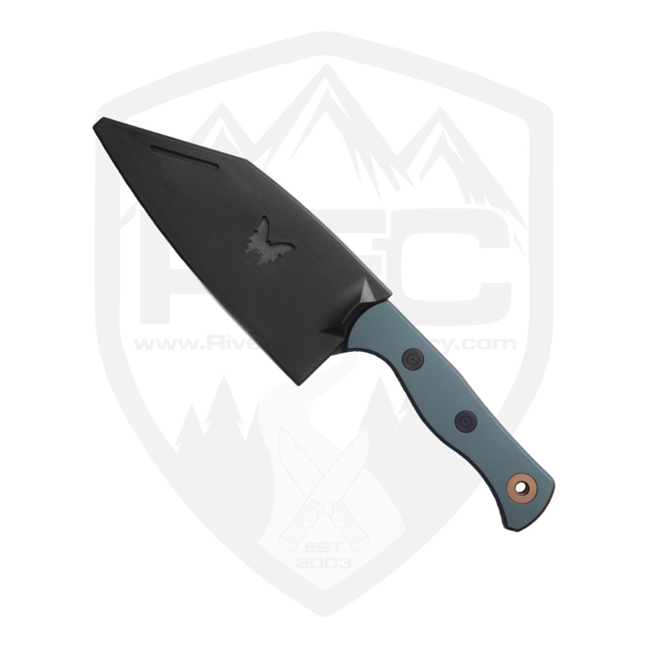 Benchmade Station Knife Limited Edition Taiga Green Aluminum, DLC ...