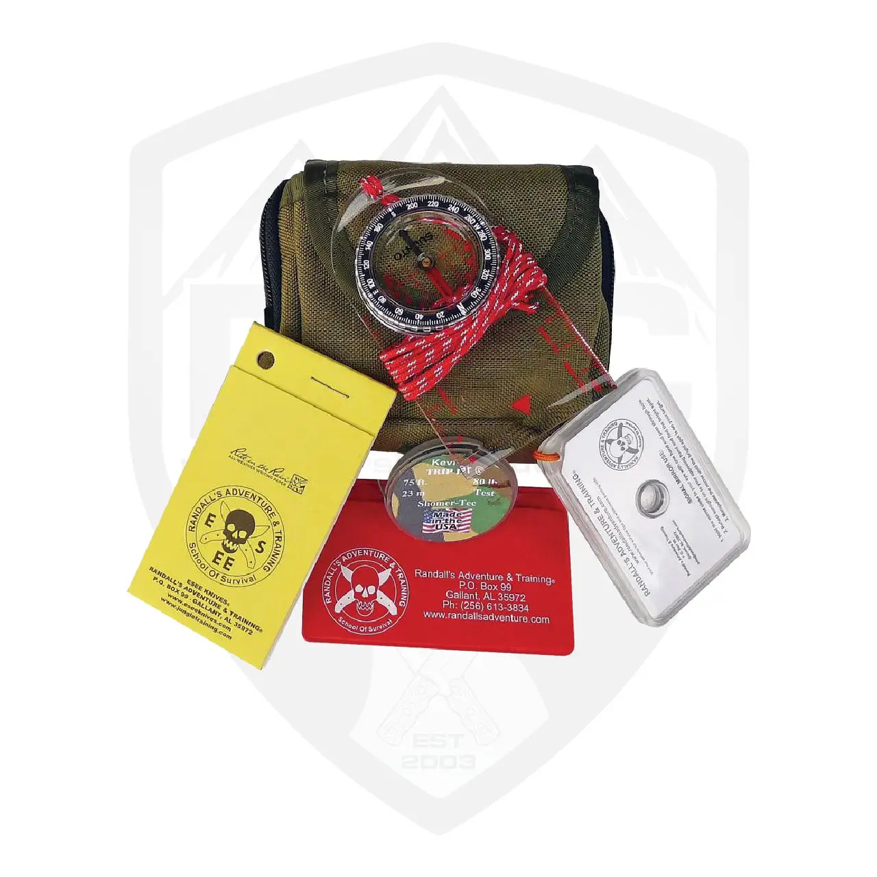 ESEE Pocket Survival Kit, OD Pouch ESEE-S-KIT-OD