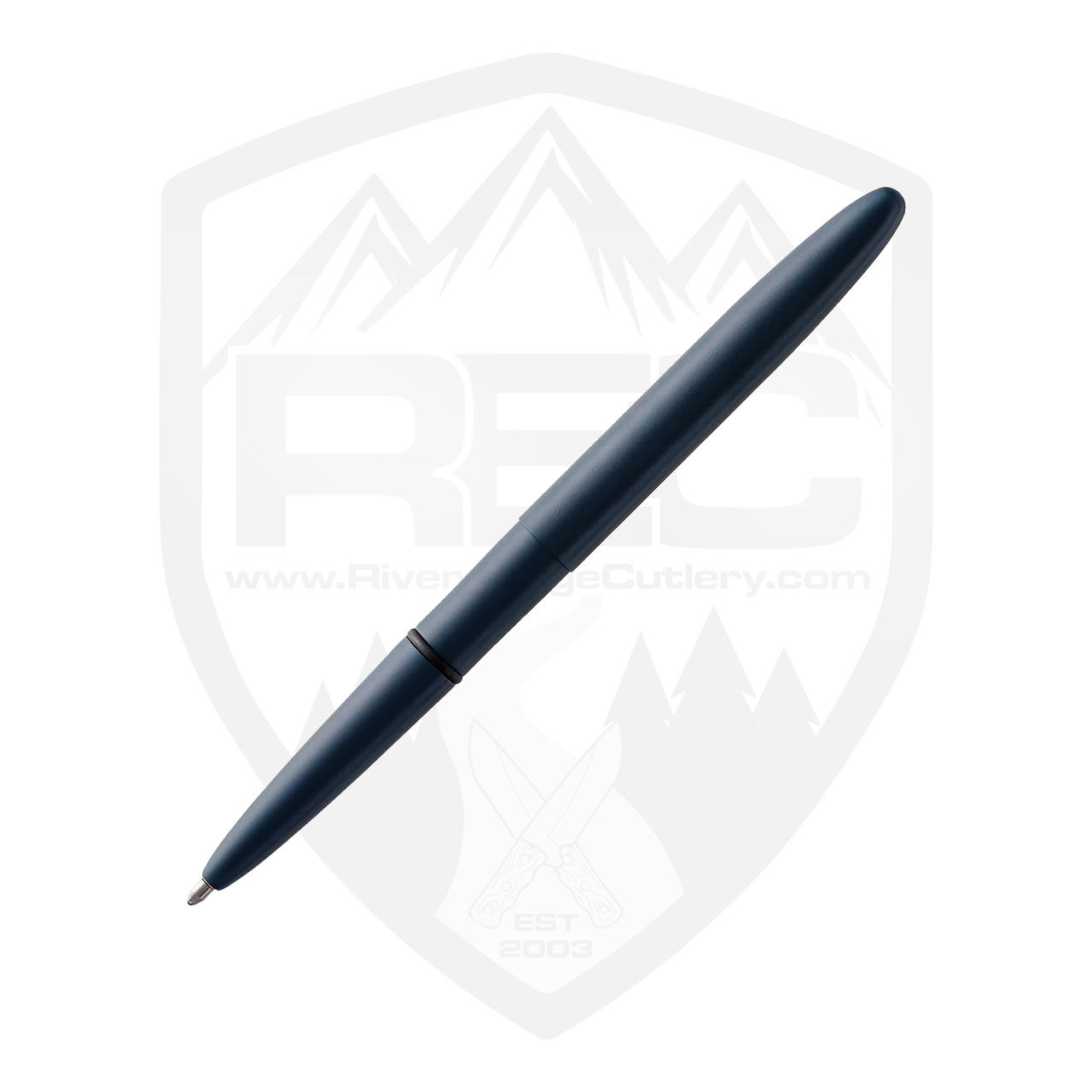 Fisher Bullet Space Pen, Elite Blue Cerakote