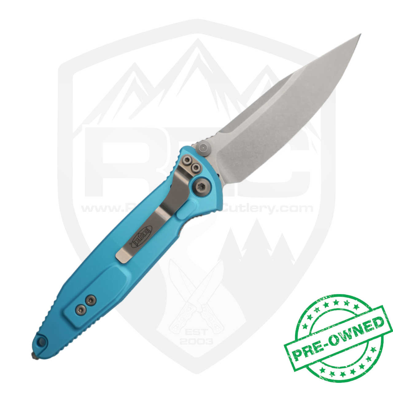 Microtech Socom Elite Turquoise 160-10 TQ w/ box