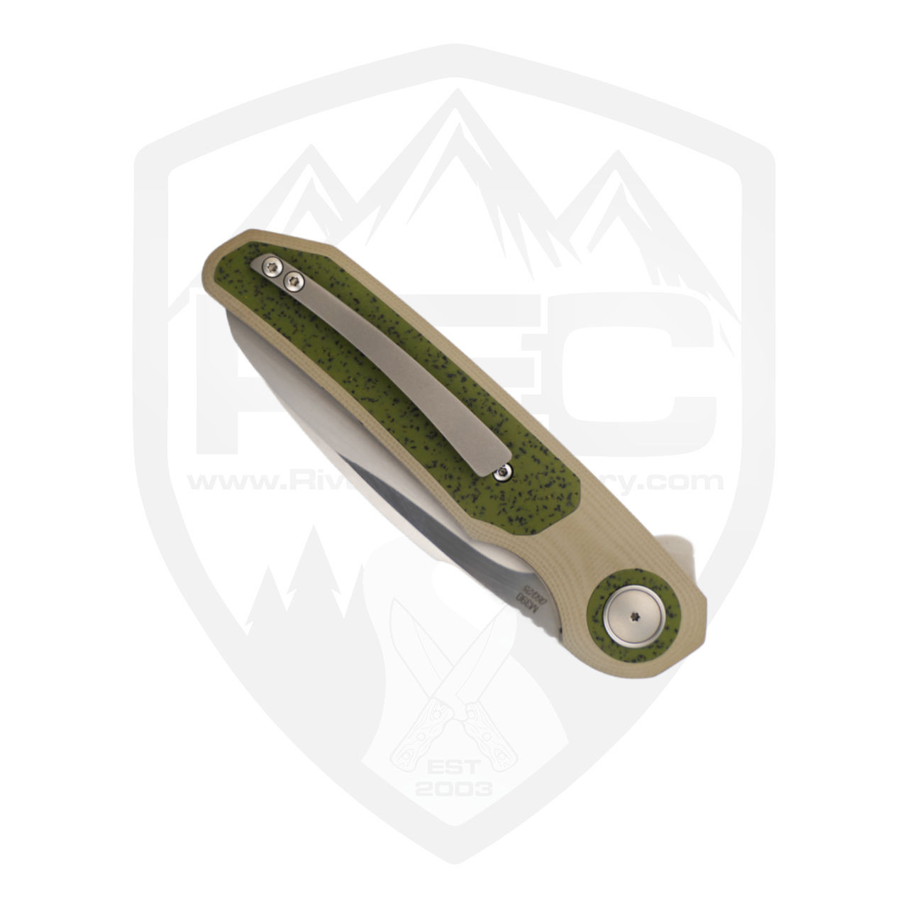 Johan vd Walt Custom JB3 Sheepsfoot Desert Sand G10 w/ Olive Griptech ...