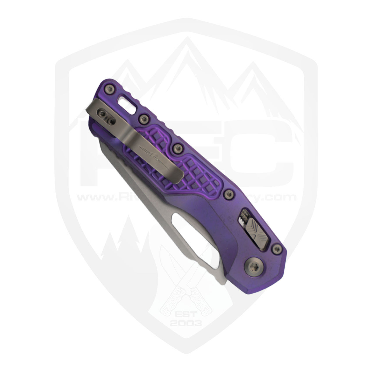Microtech Marfione Select MSI, Stonewash Purple Haze Titanium ...