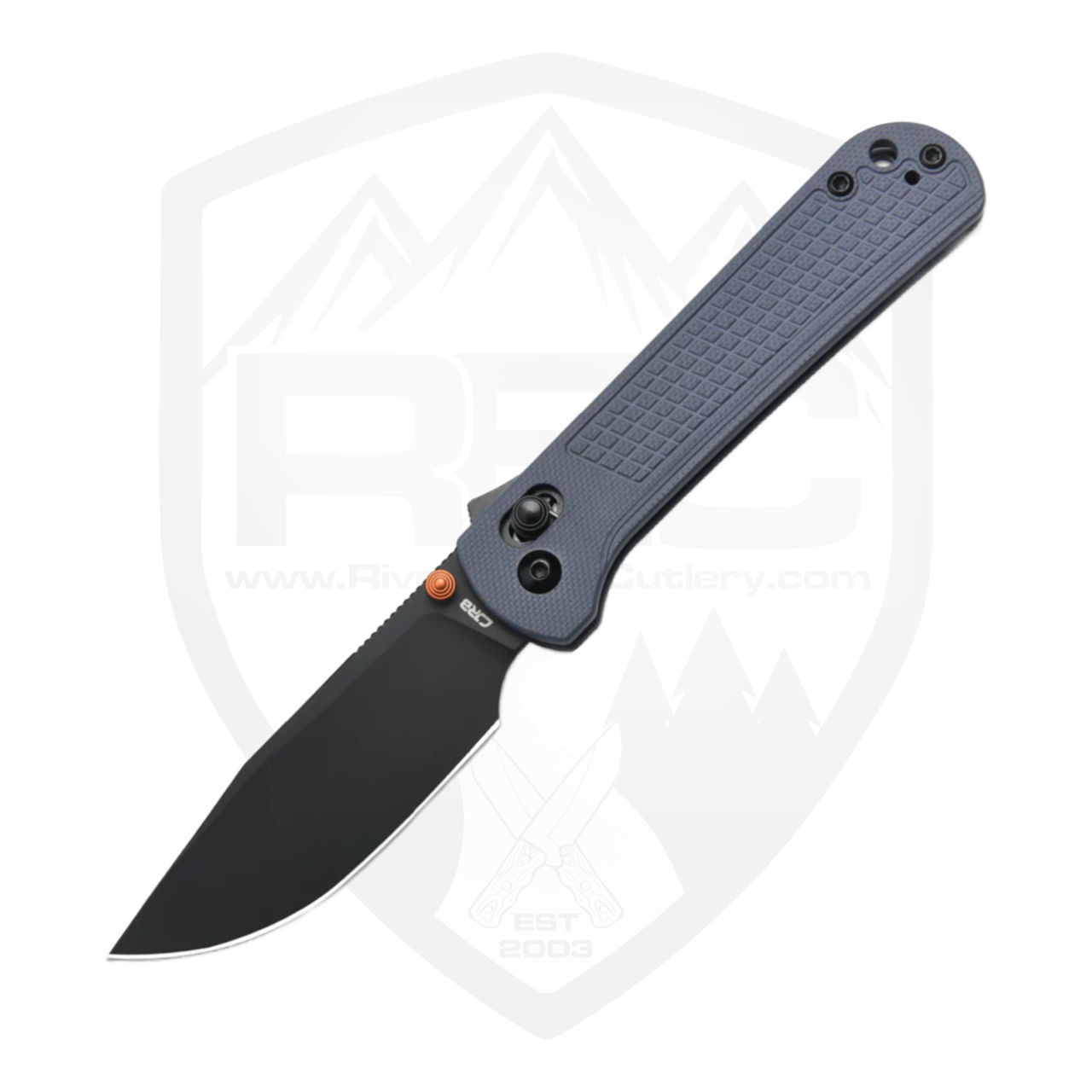 CJRB Bolt Recoil Blue-Gray G10, Black PVD AR-RPM9 - J1960-BGY
