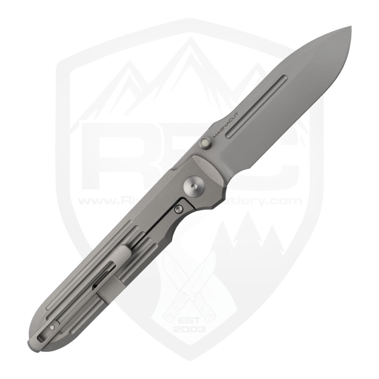 Prometheus Design Werx SPD Invictus SP Orange G10, Titanium Framelock ...