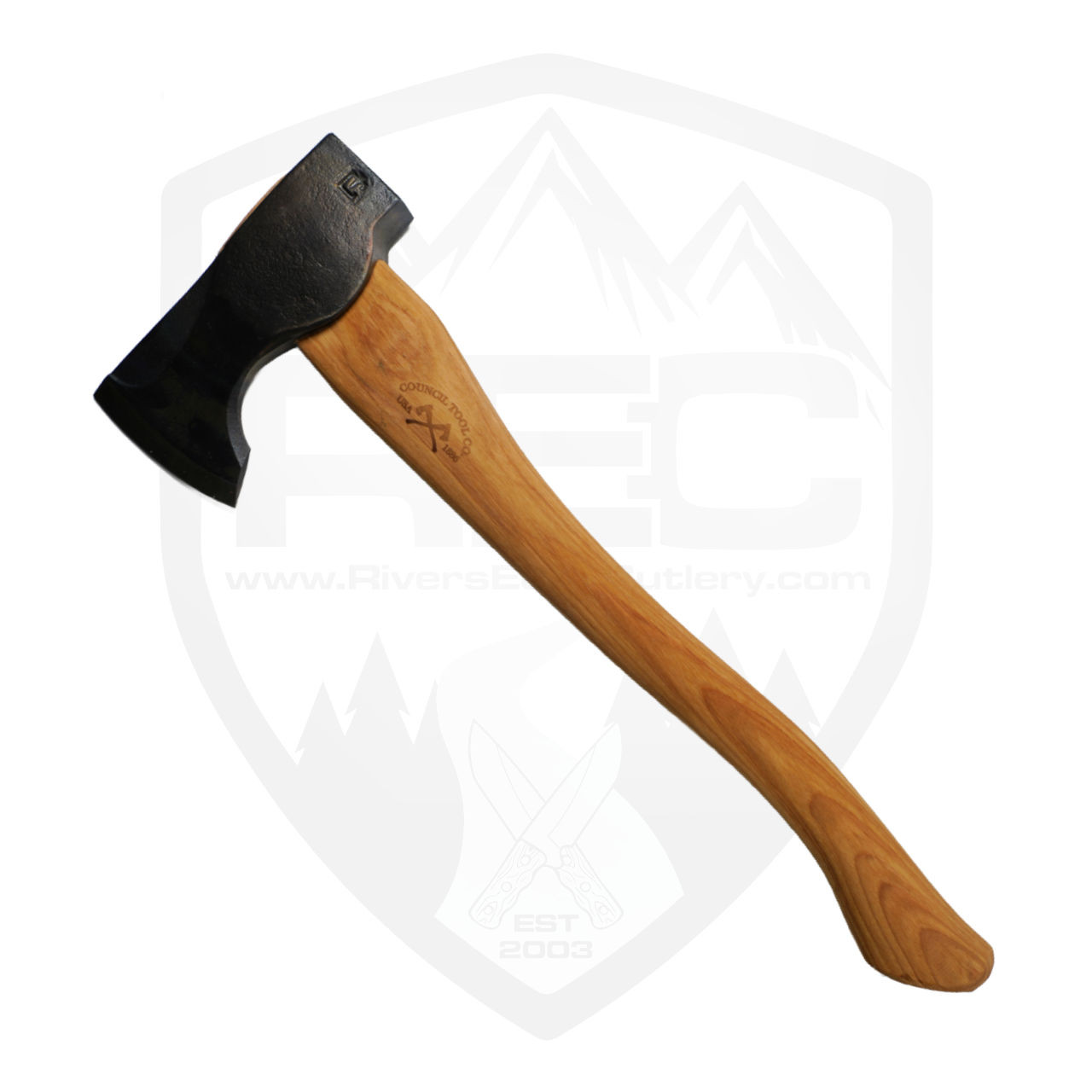 Council Tool Wood-Craft Pack Axe 250 Year USA, Curved, 2lb / 19 ...