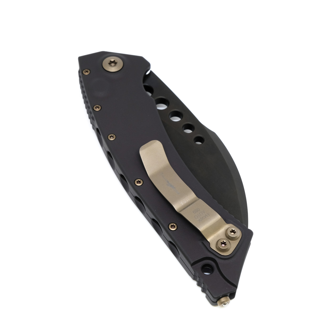 Microtech 166-1DLCS Hawk Signature Series DLC Standard