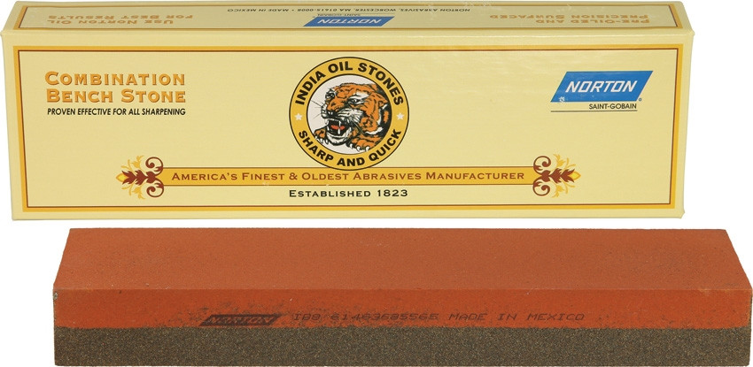 Norton 8" India Oil Stone