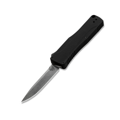 Benchmade OM Auto Knife | 4850 | Black Aluminum, Satin S30V