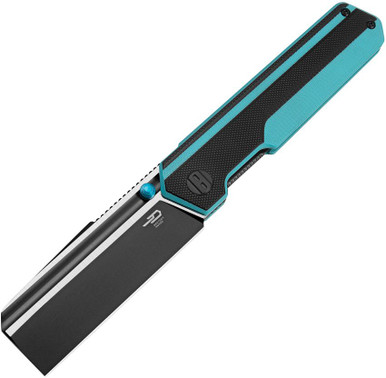 Bestech Tardis, Teal & Black G10 / Two-Tone D2 - BG54F
