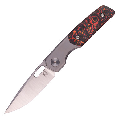 BergBlades Mini Sweeney Mars Valley Fat Carbon, Bead Blasted Titanium ...