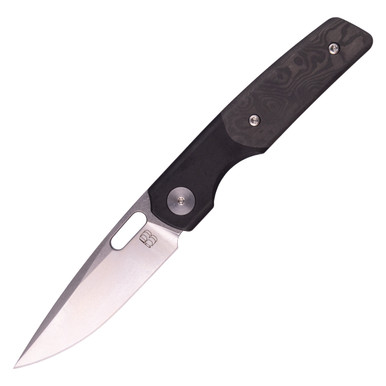 BergBlades Mini Sweeney Black Dune Fat Carbon, PVD Stonewash Titanium ...