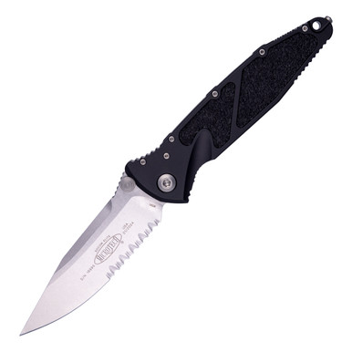 Microtech Socom Elite | Manual Drop Point | Black Aluminum