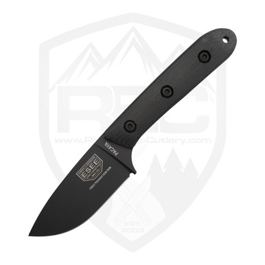 ESEE Pacaya Fixed Blade Knife | Black Canvas, 3V Steel