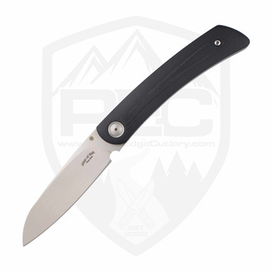 Johan vd Walt DD Slipjoint | Blasted Black G10, Satin N690