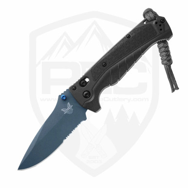 Benchmade Adira Tempest | Gray Grivory with Blue MagnaCut