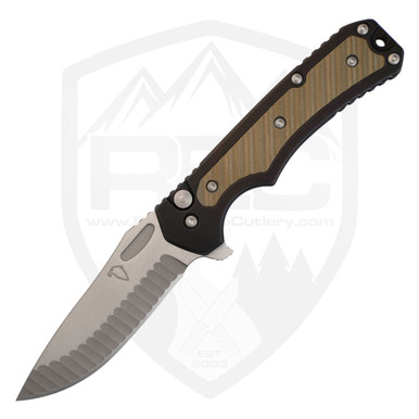 Freeman Outdoor Gear 451 Button Lock Flipper Black Flat Aluminum with ...